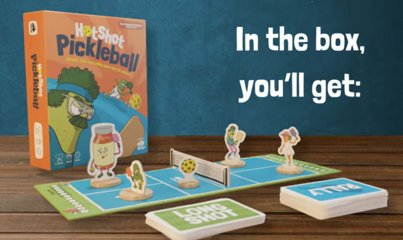 Kickstarter: HotShot Pickleball - The Scottish Games Network